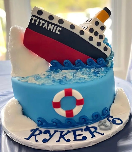 Fun Titanic Cake | Bailey's The Bakers