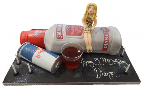 Vodka Red Bull Cake | Bailey's The Bakers