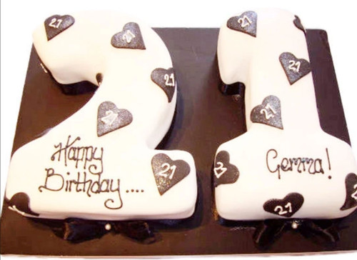21st Birthday cake | Bailey's The Bakers