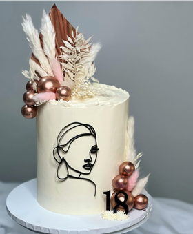 Face Silhouette Cake | Bailey's The Bakers