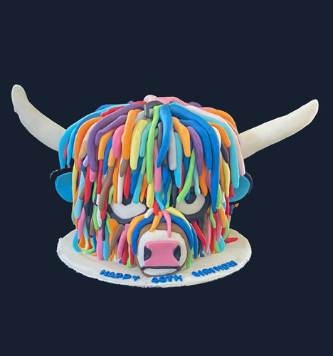 Lockdown Highland Cow Cake | Bailey's The Bakers