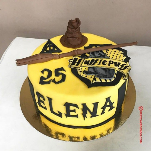 Harry Potter Hufflepuff Cake | Bailey's The Bakers