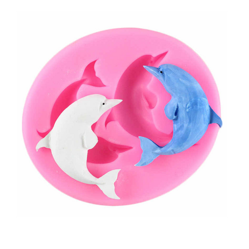 Molde silicón delfín doble | ASIA MALL