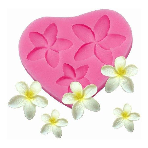 Molde silicón flor jazmin x3 | ASIA MALL