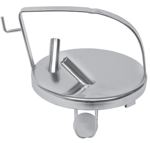 Stainless Trap Lid with Checkball | holsteinsupplyinc