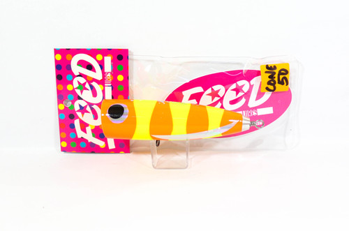 Feed Lures Cone 50 Hand Made Wood Popper Floating Lure 50 grams 244 ...