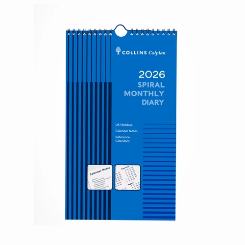 Collins 178x305mm Week To View 2026 Calendar 64-26 | JPS Chesham
