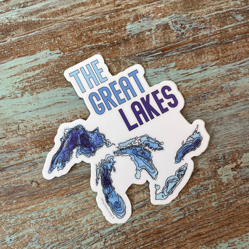 The Great Lakes Sticker | Alice-Louise Press