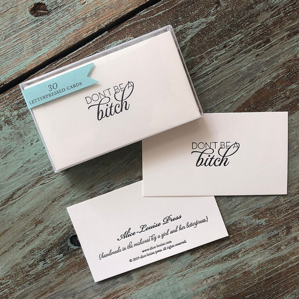 INSULT CARDS | Alice-Louise Press