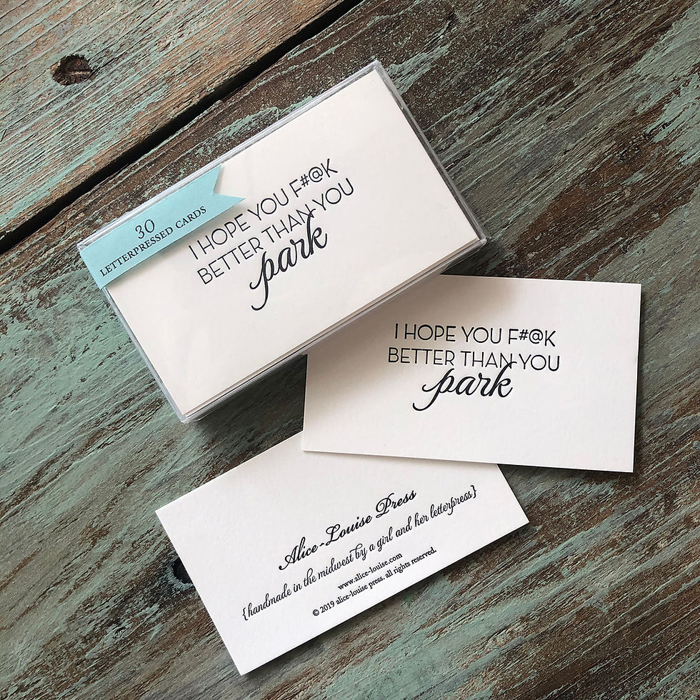 INSULT CARDS | Alice-Louise Press