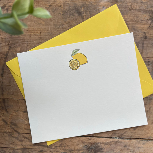 Lemon Notecard | Alice-Louise Press