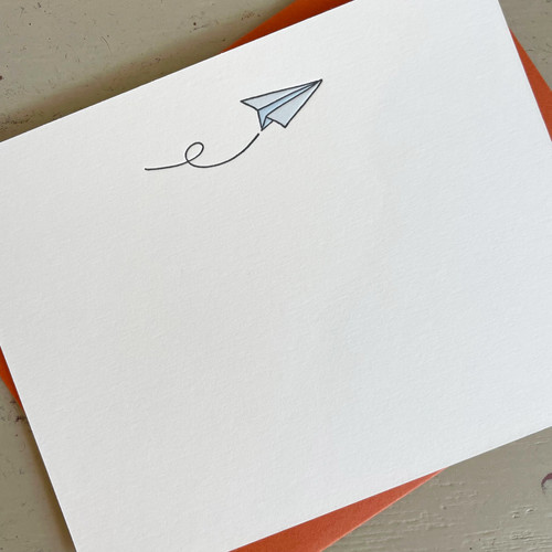 Paper Airplane Notecard | Alice-Louise Press