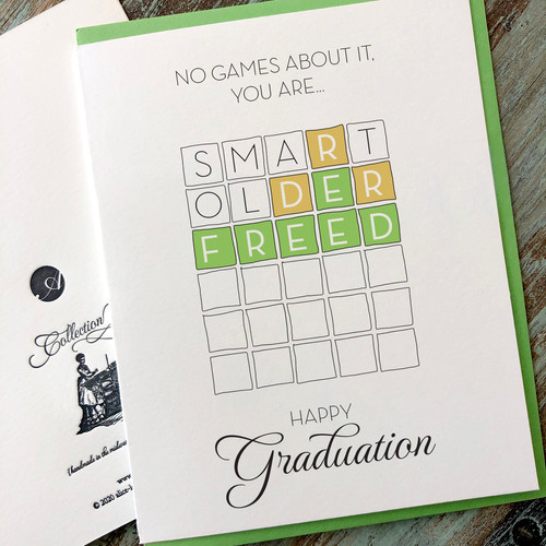 Graduation Wordle Card | Alice-Louise Press