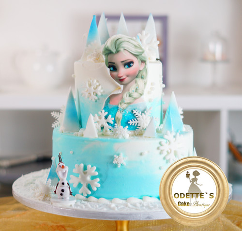 Frozen Princess Elsa Tower | OdettesCakeBoutique