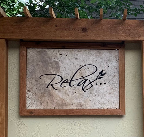 Relax Plaque | AveryStoneFireWater