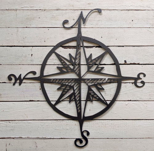Rustic Compass Rose | knottymetal.com