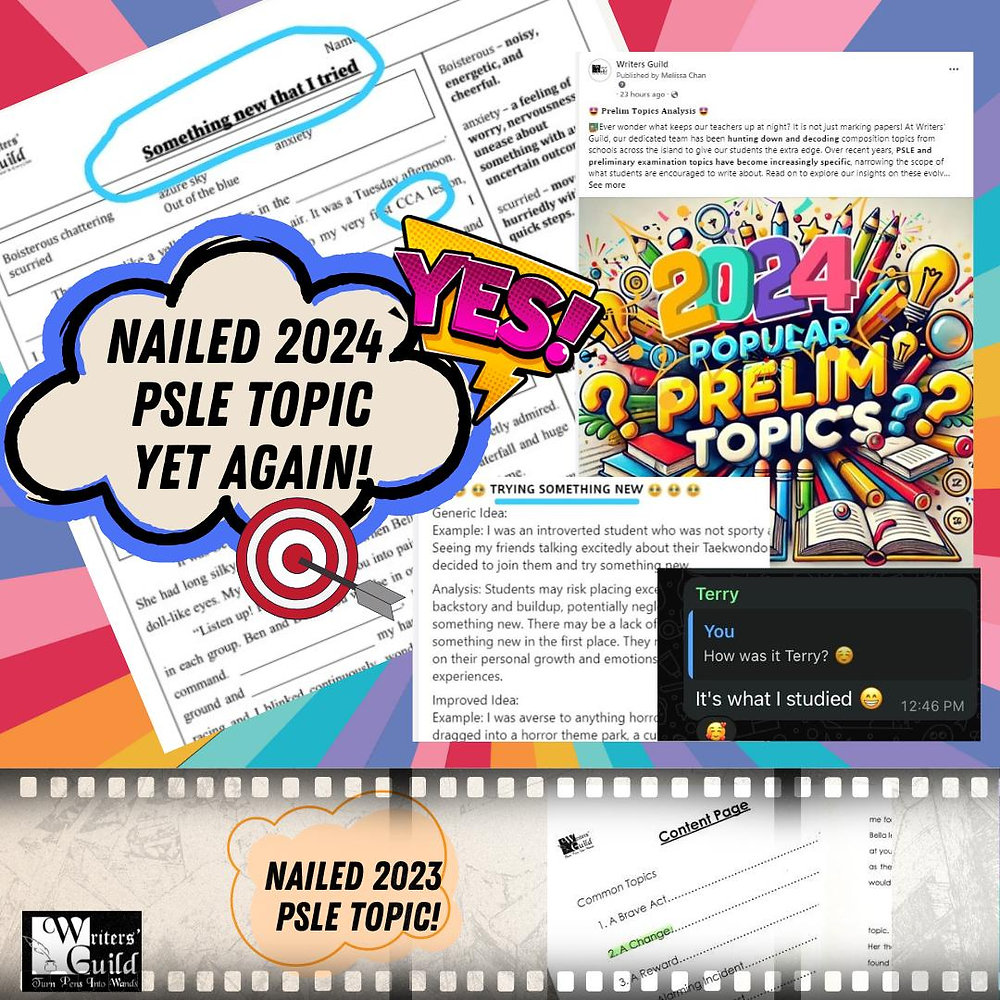 2024 PSLE English Composition Topic- Nailed it once again!