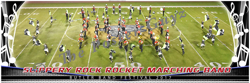 Slippery Rock High School "Rocket" Marching Band version 2 | theposterguyz