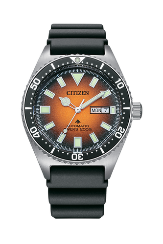 Citizen Promaster Marine automatic Burnt orange dial | The Hands of Time