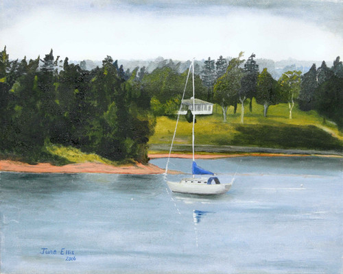 Mill River | June Ellis Artist