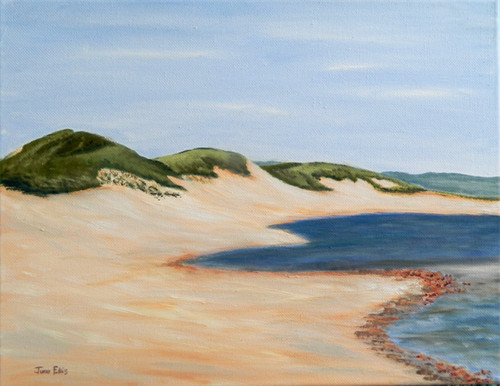 Cavendish Dunes (original oil painting 11x14) | June Ellis Artist