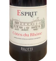 Maison Brotte Esprit Cotes du Rhone Rouge 2022 | Vintage Wine Shoppe