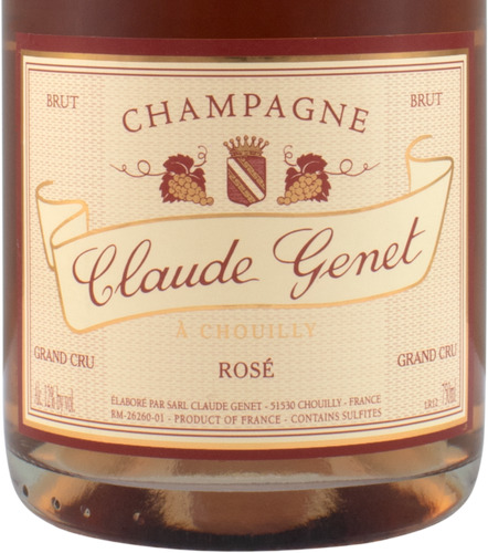 NV Claude Genet Grand Cru Chouilly Rosé Grower Champagne | Vintage Wine ...