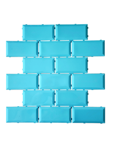 Azulejos Subway Celeste Claro 1 m2 | VeneTile