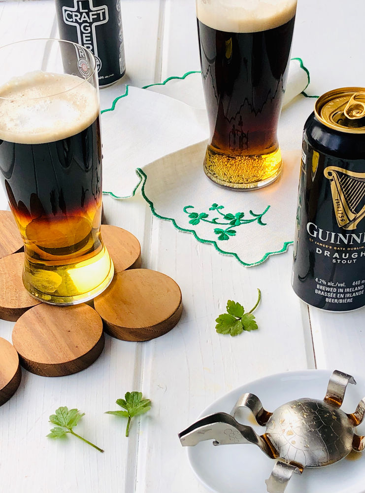 Black and Tan Beer Cocktail