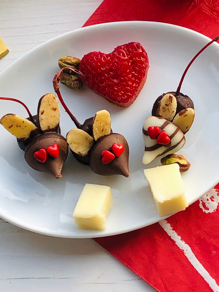Chocolate Cherry "Cheese" Mice