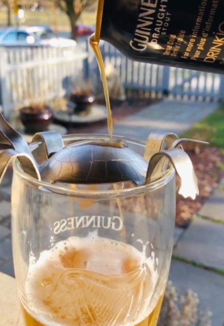 Black and Tan Beer Cocktail