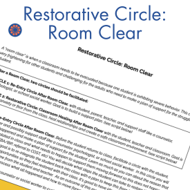 Restorative Circle: Room Clear | Mooiman Consulting
