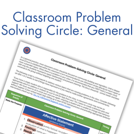 Classroom Problem Solving Circle - General | Mooiman Consulting