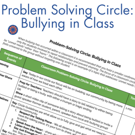 Problem Solving Circle: Bullying in Class | Mooiman Consulting