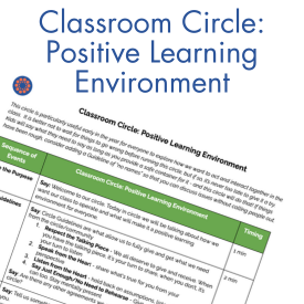 Classroom Circle: Positive Learning Environment | Mooiman Consulting