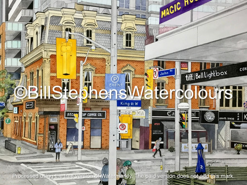 "The Survivor" - Toronto Street Scene | Bill Stephens Art