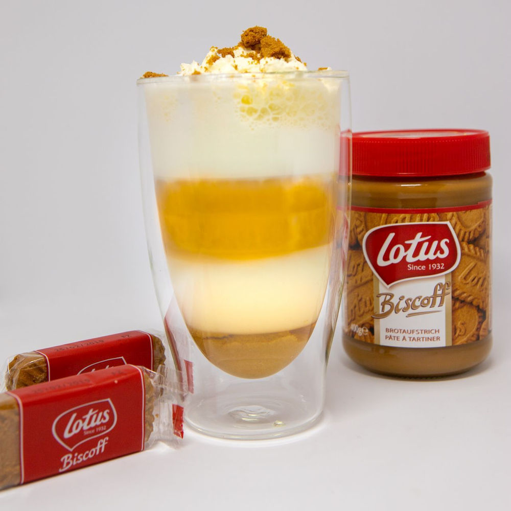 Lotus Biscoff Latte Macchiato – ein Kaffee wie ein Dessert!