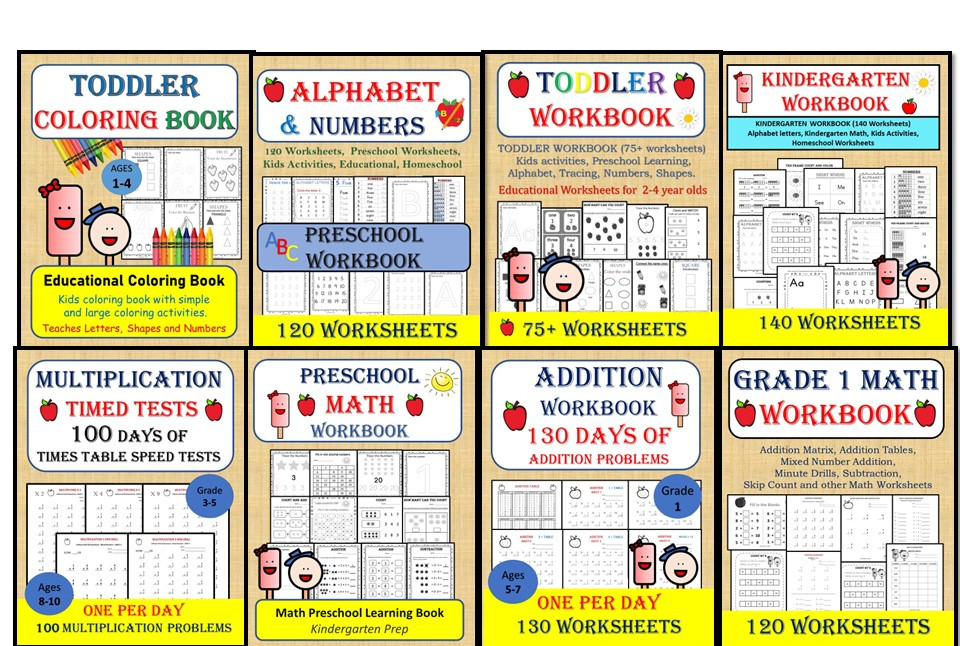 Preschool, Kindergarten, and Early Education worksheets and workbooks ...