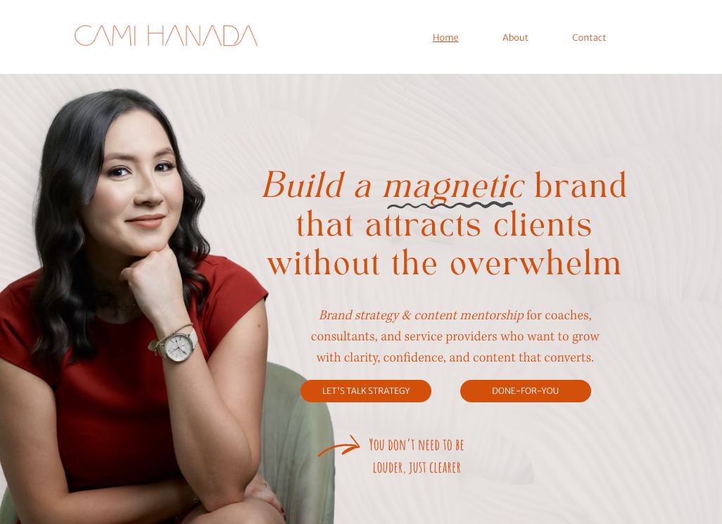 Brand Strategy for Coaches | Personal Branding Mentor | Cami Hanada