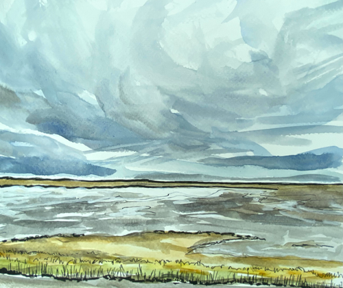 Salt Marsh, Saskatchewan by Jaime Lee Lightle | roundhillstudio