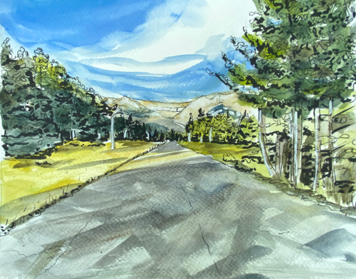 Tunnel Mountain Banff by Jaime Lee Lightle | roundhillstudio