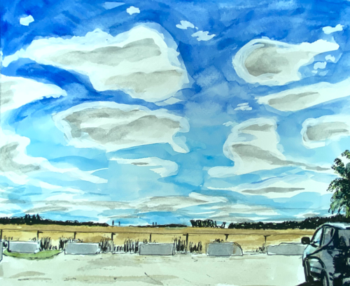 Gas Stop Manitoba by Jaime Lee Lightle | roundhillstudio