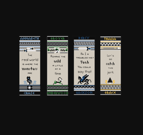 Percy Jackson Bookmarks 4 Pack | Taylor and Cromwell