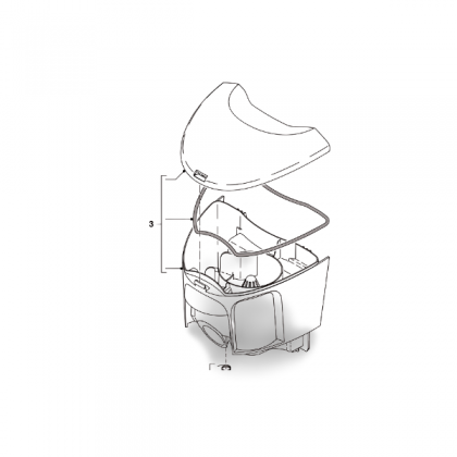 BUCKET ASSY INCL VORTEX 996510065193 | Smartcares by RLogic