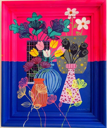 Neon flowers | Mandy Johnson Artist