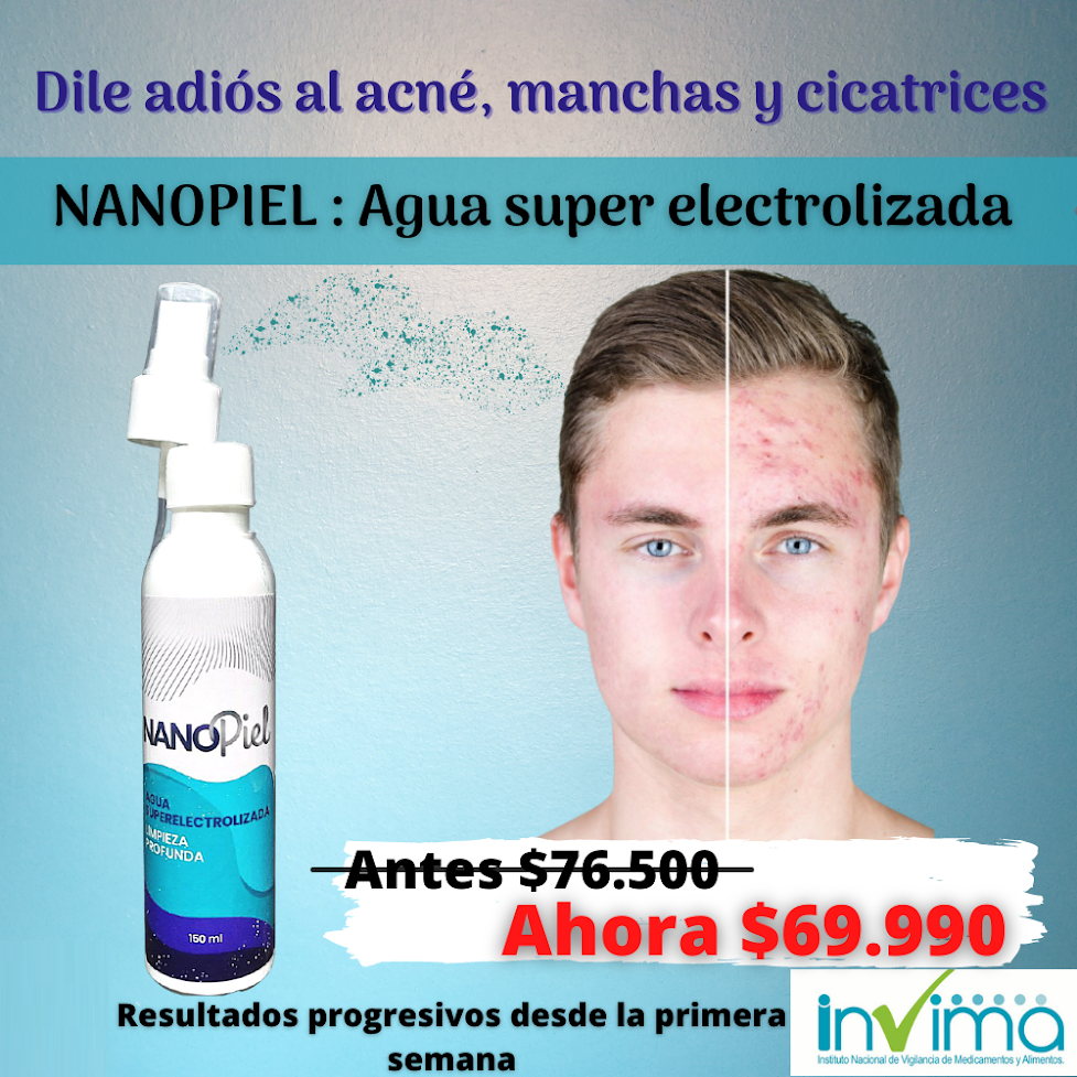 Nano piel / nanopiel / nano piel para el acne colombia y ecuador