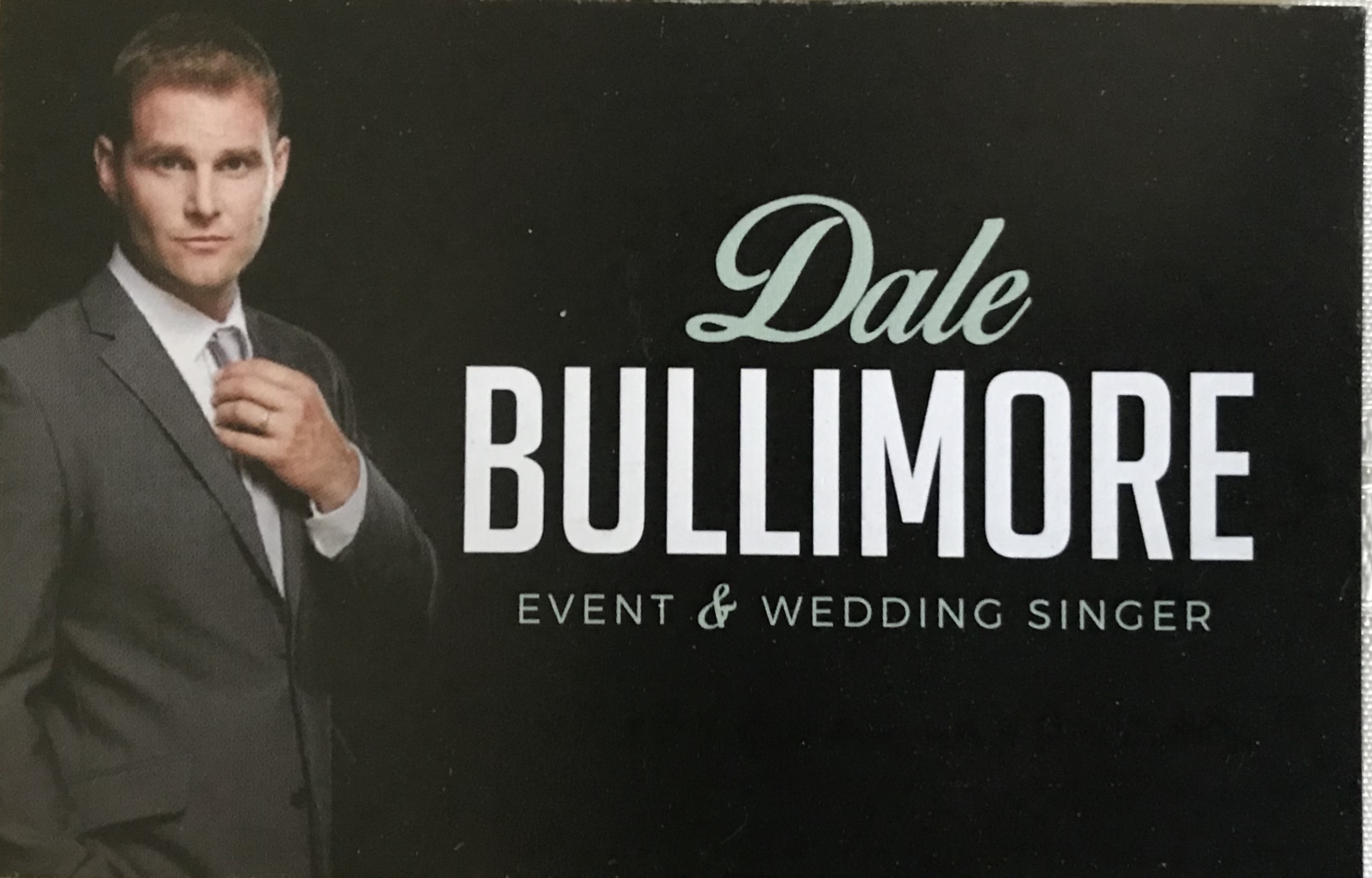 Male Vocalist | Dale Bullimore , Wedding and Event Singer. | England
