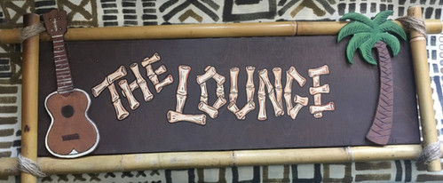 The Lounge with Uke Sign | Tiki King Shop