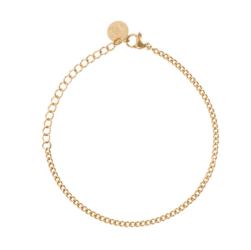 The Baby Curb Chain Bracelet | West Angel Jewelry
