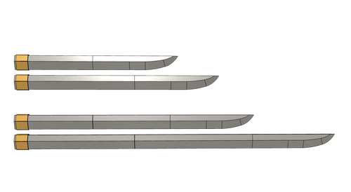 Straight Edge Sword Blade STL Files | Verain Armament